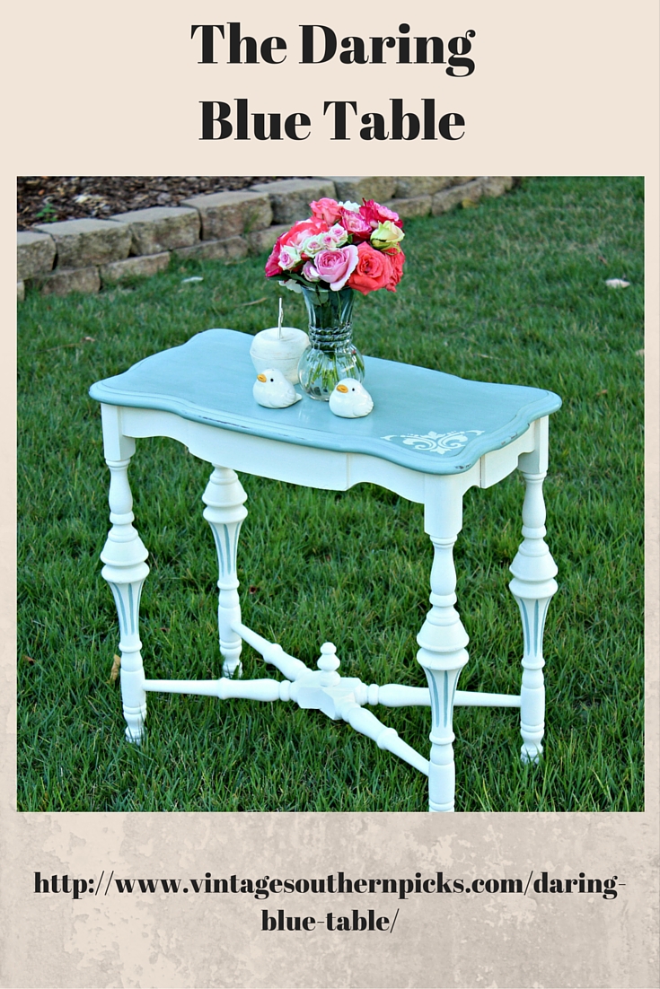 Daring Blue Table | Vintage Southern Picks