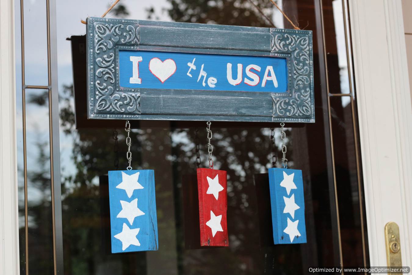 Unique Patriotic Door Sign that No One Else Has | Vintage Southern Picks